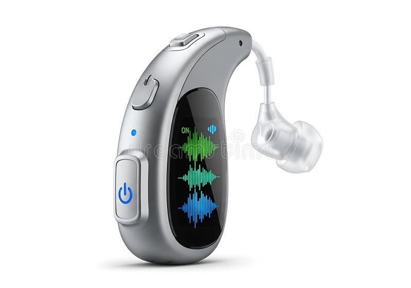 Advanced Digital Hearing Aid Device Stock Illustrations – 79 Advanced ...