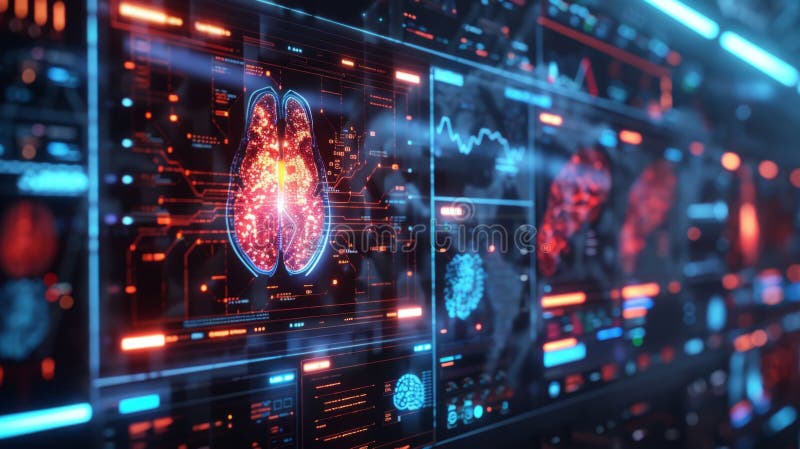 A High-resolution Image Showcasing Advanced Digital Interfaces with ...