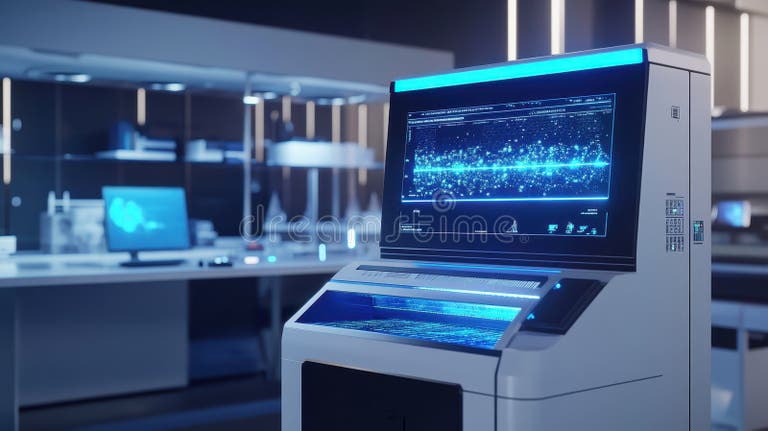 Advanced Digital PCR Technology for DNA Quantification in Labs Stock ...