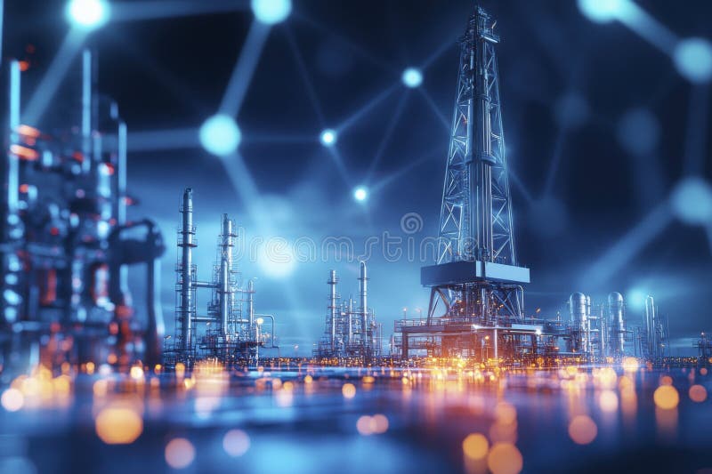 Advanced Drilling Equipment in a Futuristic Laboratory Setting for ...