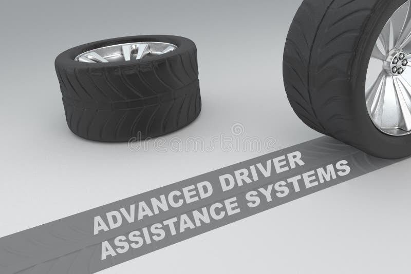 Advanced Driver-assistance System Icon, Vector Stock Vector ...