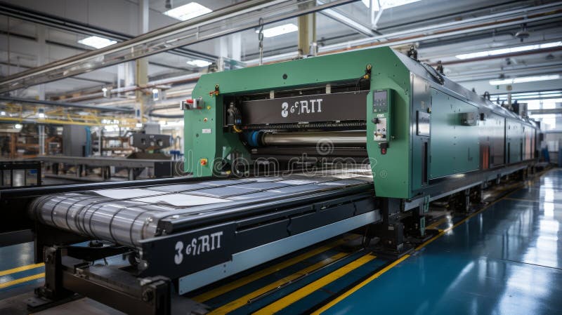 Advanced Eco-friendly Production Line Operating Efficiently in a Modern ...