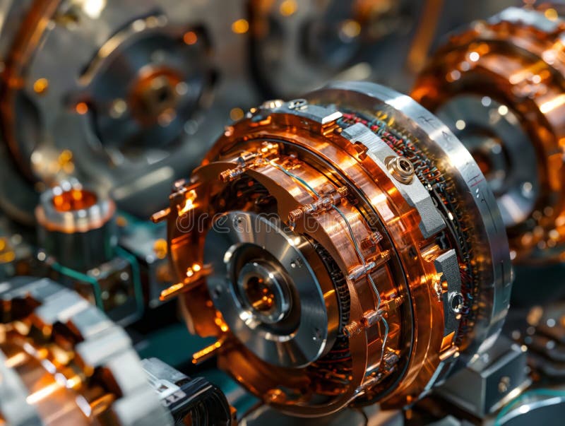 Advanced Electric Motor Engineering Stock Image - Image of industry ...