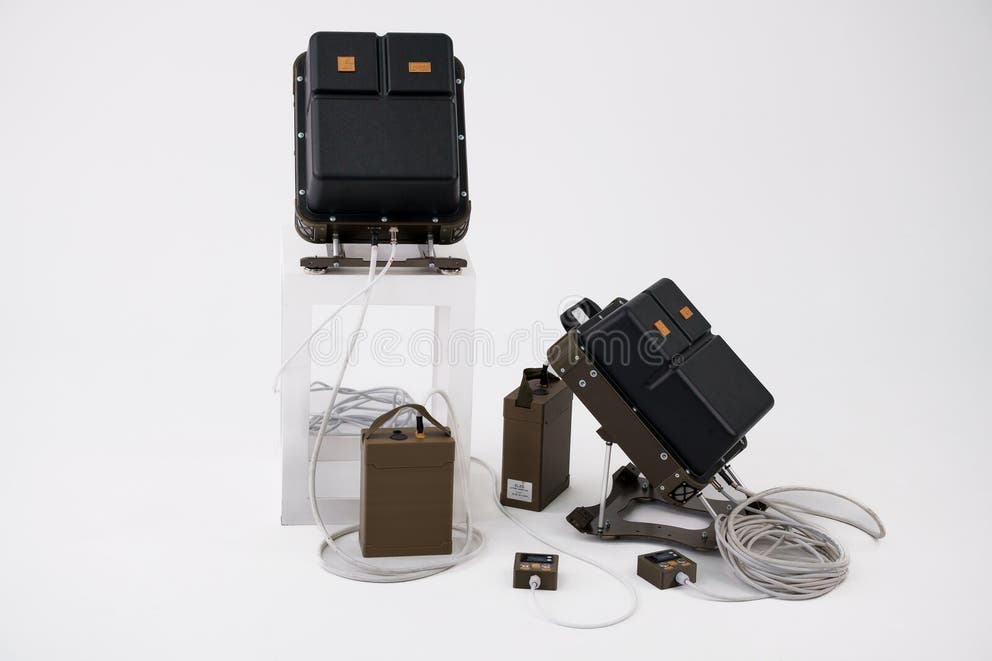 Advanced Electronic Warfare System with Multi-Component Setup Stock ...