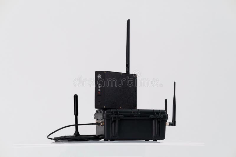 Advanced Electronic Warfare System with Rugged Design Stock Photo ...