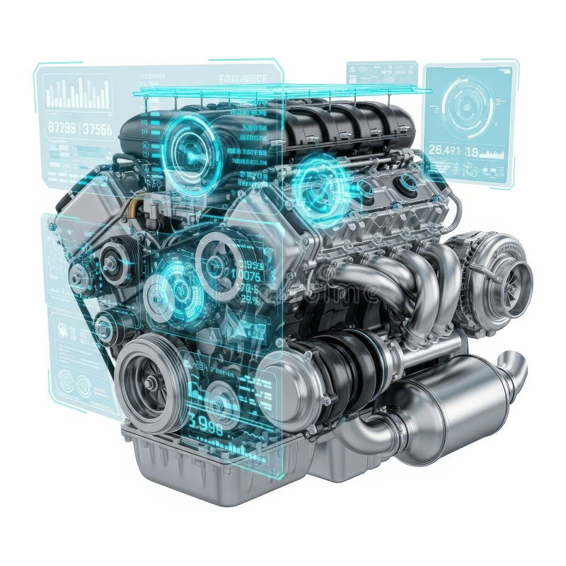 Advanced Engine Technology Display Stock Illustrations – 901 Advanced ...