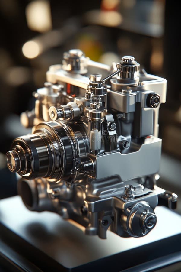 Advanced Engineering Explored Detailed Cutaway of a High-Performance ...