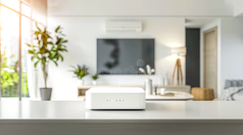 Advanced Fast Broadband Wireless Router. Concept of New Technology and ...