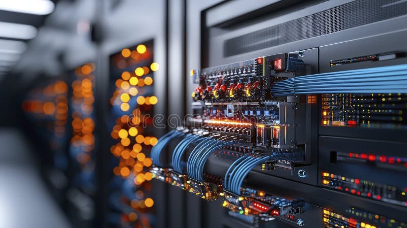 Advanced Fiber Optic Technology Showcase Data Center Visual Content ...