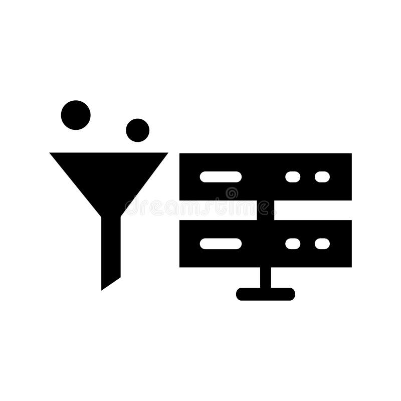 Advanced Filter Vector Icon Which Can Easily Modify or Edit Stock ...