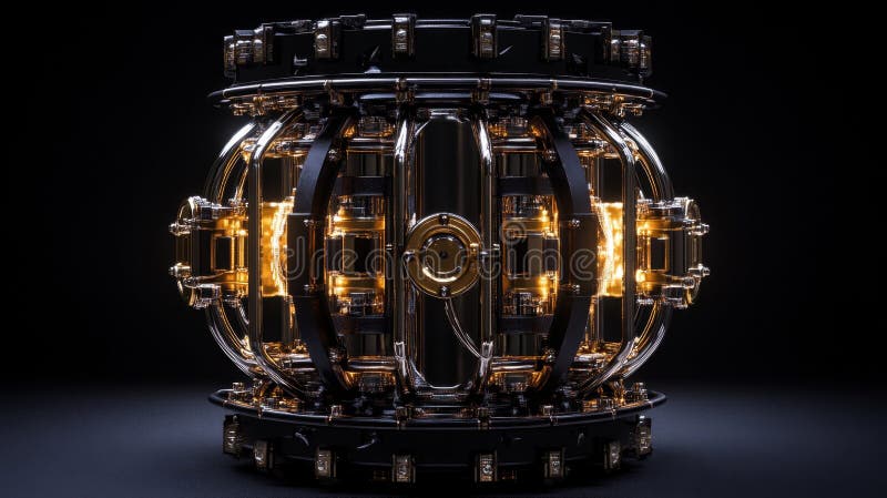 Advanced Fusion Reactor Prototype in Midnight Black Design Stock ...