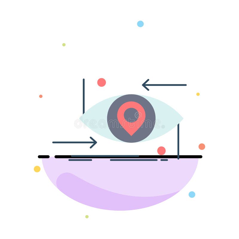 Advanced, Future, Gen, Science, Technology, Eye Flat Color Icon Vector ...