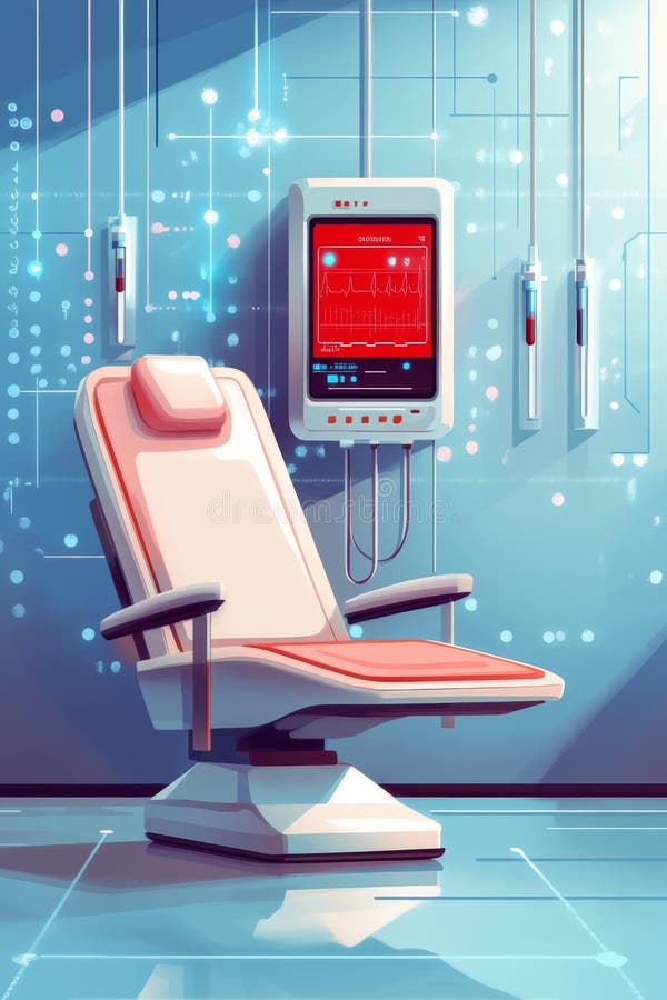 Futuristic Blood Testing Device Stock Illustrations – 12 Futuristic ...