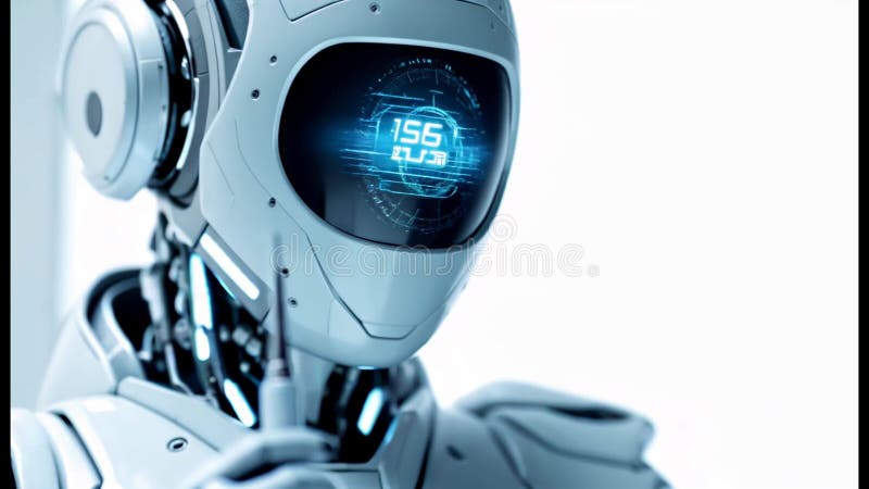 Advanced Futuristic Robot Holding a Probe, AI Technology, Artificial ...