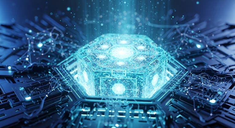 Advanced Futuristic Technology with Glowing Blue Energy Core and ...