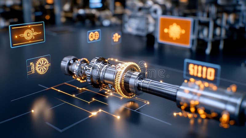 Advanced Gear System Precision Engineering Industrial Technology 3D ...