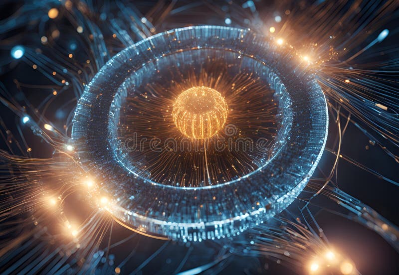 Advanced Glowing Energy Core Emitting Radiant Light from Its ...