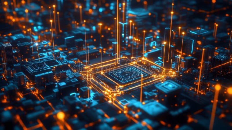 Advanced GPS Receiver Chip for Autonomous Vehicle Technology Stock ...