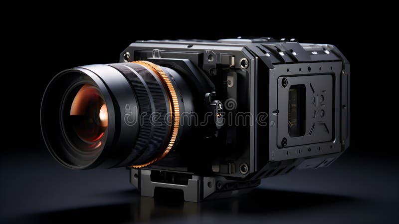 An Advanced GPU Unit Featuring Sleek Design and Vibrant LED Accents ...