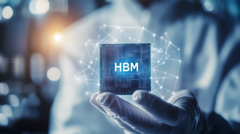 Advanced HBM Chip Technology in Scientist S Hand, Representing High ...