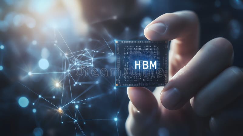 Advanced HBM Chip Technology in Scientist S Hand, Representing High ...