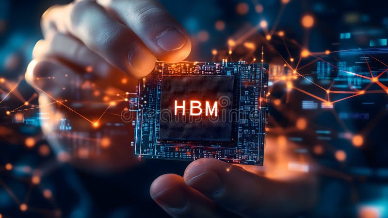 Advanced HBM Chip Technology in Scientist S Hand, Representing High ...
