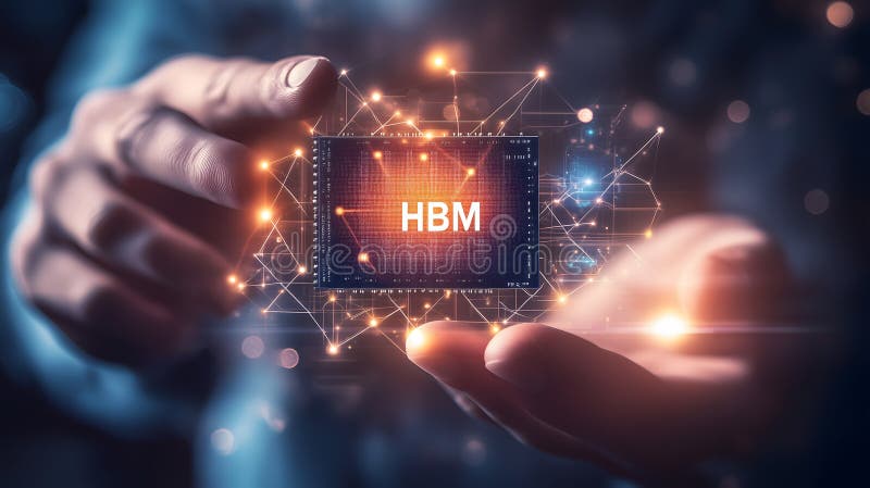 Advanced HBM Chip Technology in Scientist S Hand, Representing High ...