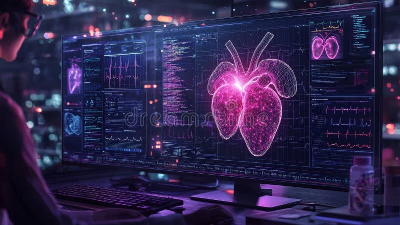 Advanced Heart Monitoring Software Analyzing Patient Data on Multiple ...