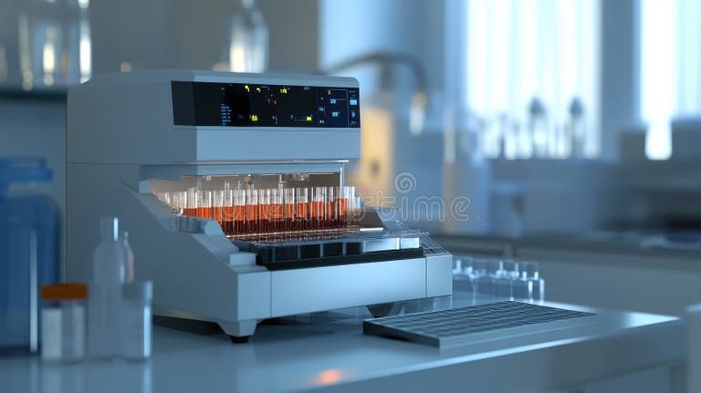 Advanced Hematology Analyzer in a Modern Medical Laboratory Setting ...