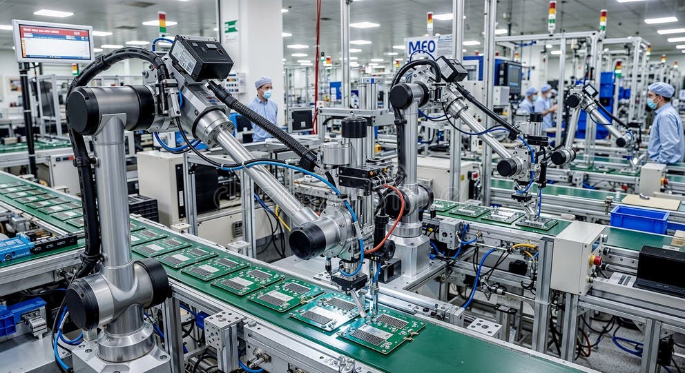 Precision Automated Factory Stock Illustrations – 16,018 Precision ...