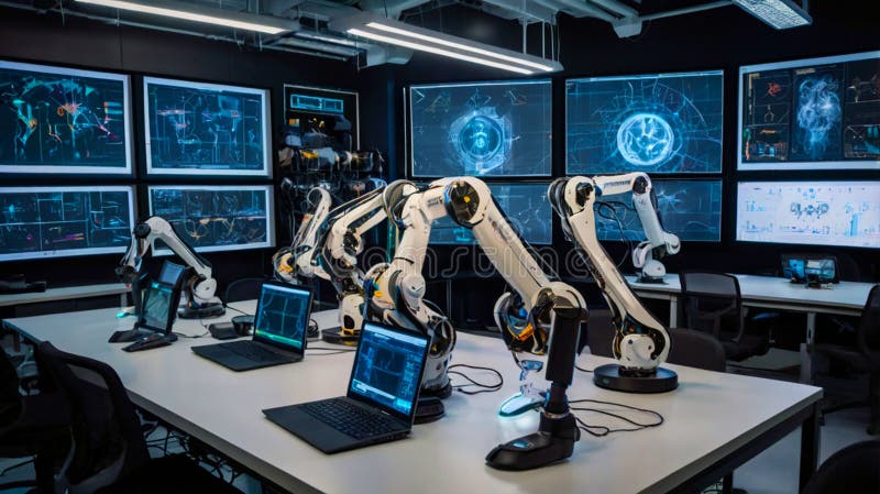 Advanced High Precision Robot Arms on Fully Automated PCB Assembly Line ...