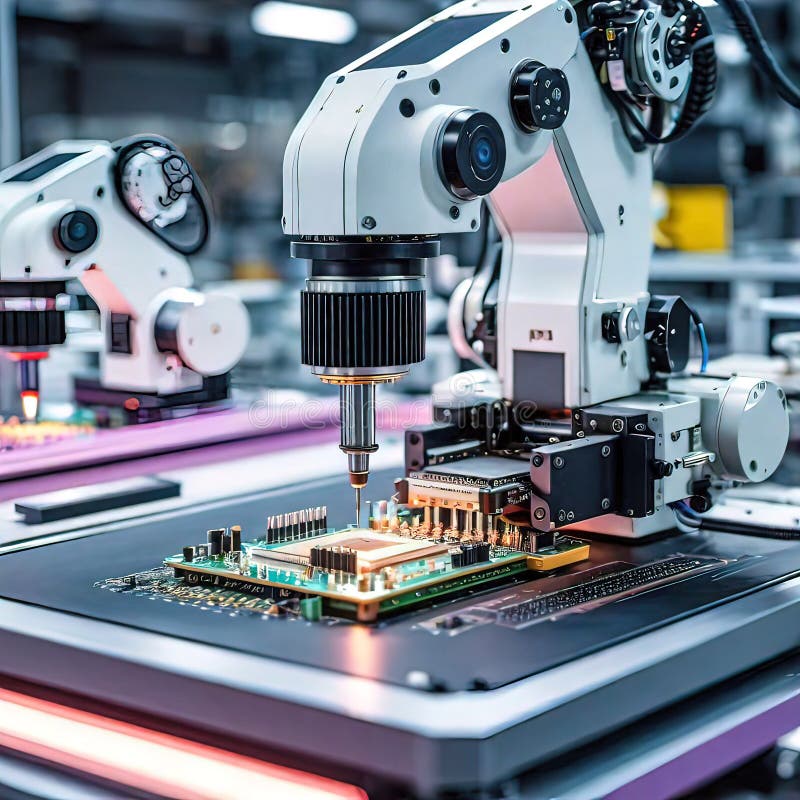 Advanced High-precision Robotic Arms on a Fully Automated Assembly Line ...