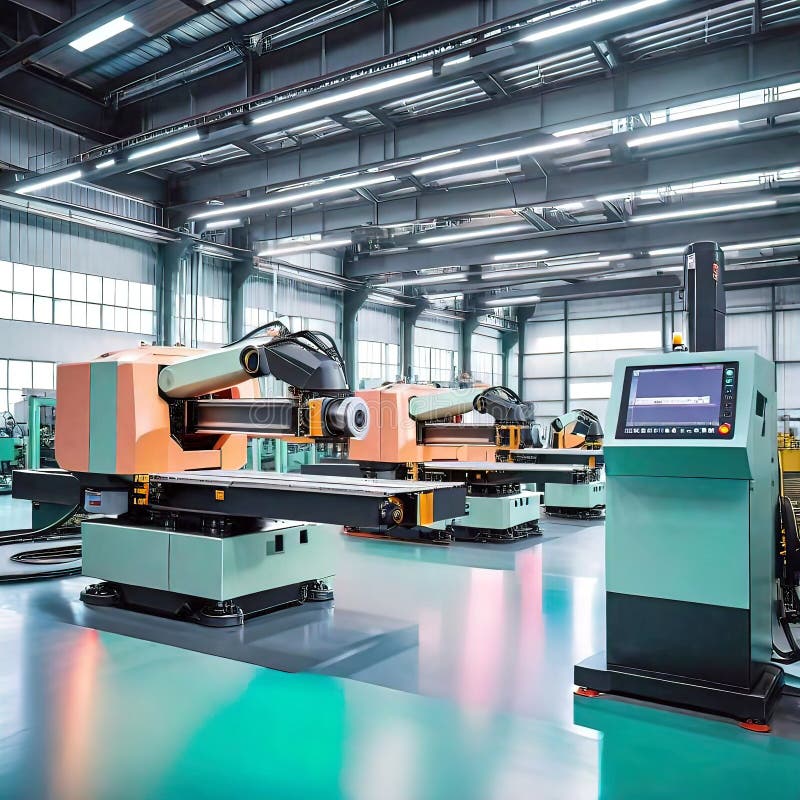 Advanced High-precision Robotic Arms on a Fully Automated Assembly Line ...