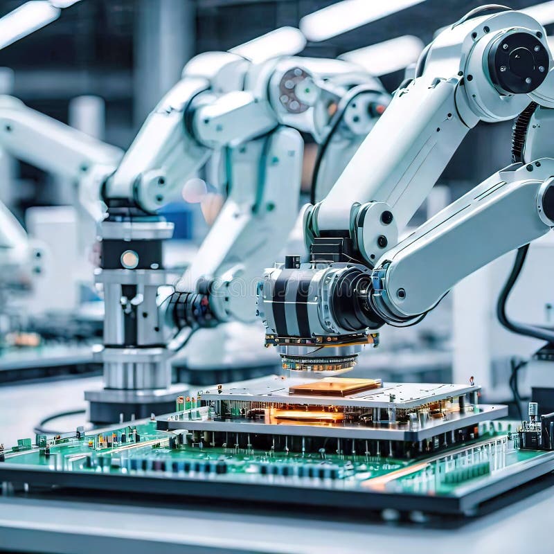 Advanced High-precision Robotic Arms on a Fully Automated Assembly Line ...