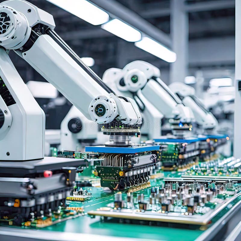 Advanced High-precision Robotic Arms on a Fully Automated Assembly Line ...