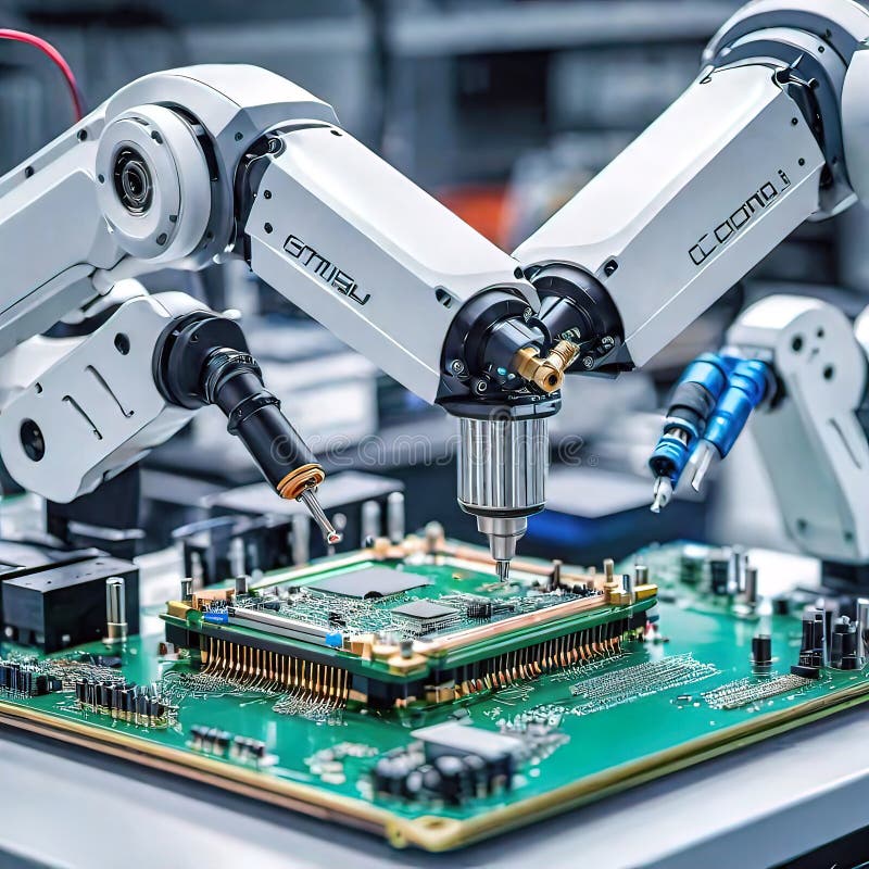 Advanced High-precision Robotic Arms on a Fully Automated Assembly Line ...