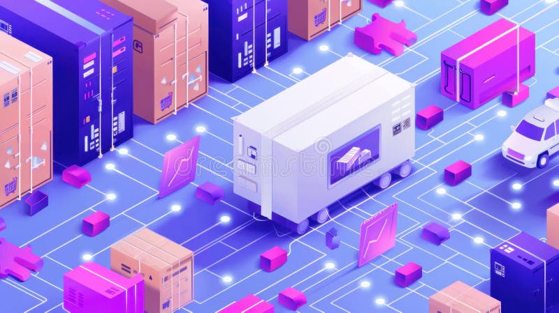 An Advanced High-tech Industrial Zone Concept with Illuminated ...