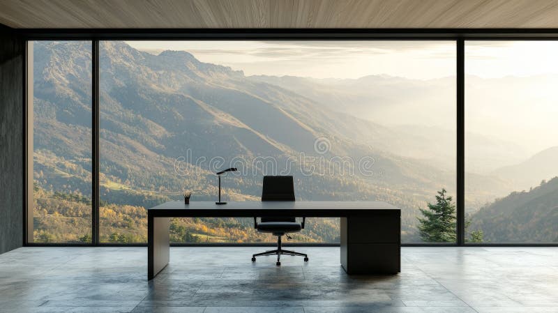 An Advanced Home Office Equipped with the Latest Technology and ...