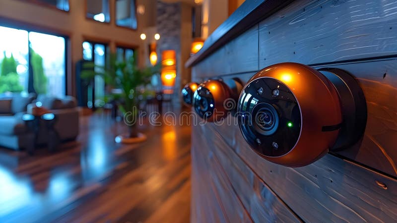 Advanced Home Security System with Surveillance Cameras Motion Sensors ...