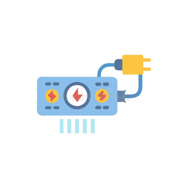 Advanced Surge Protection Device Icon Stock Illustration - Illustration ...