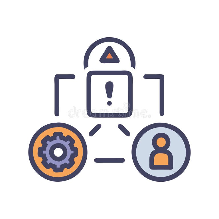 Advanced Icon for Incident Management Solutions Stock Vector ...