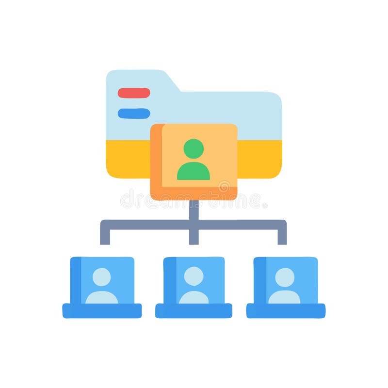 Advanced Active Directory System Icon Stock Vector - Illustration of ...