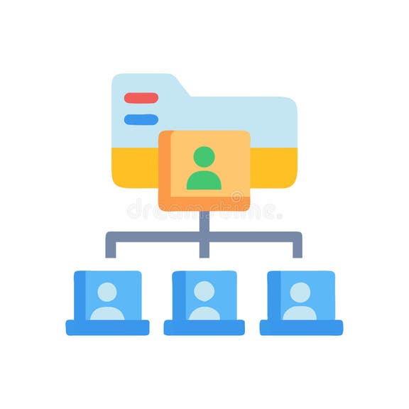 Advanced Active Directory System Icon Stock Vector - Illustration of ...