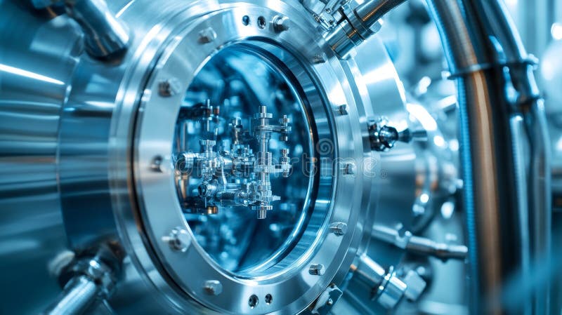 Advanced Industrial Machinery with Precision Components. High-tech ...