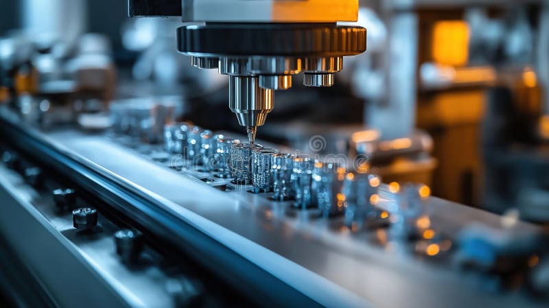 Advanced Injection Molding Machine Precisely Manufactures Plastic Parts ...