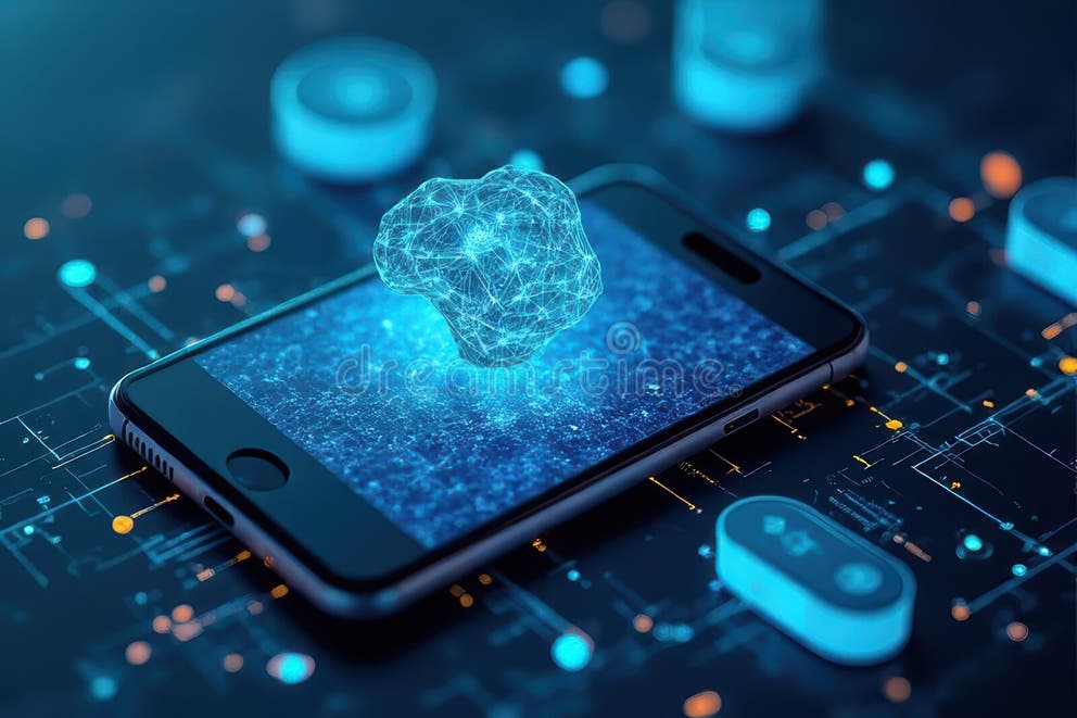 Advanced Innovations in Technology Stock Illustration - Illustration of interfaces, smart: 375934934