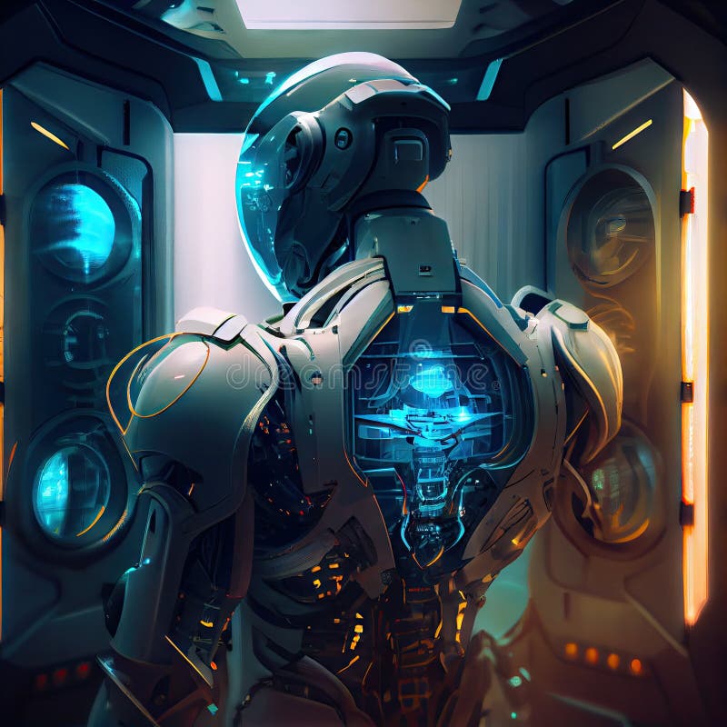 Advanced Interaction of Humanity with Technology in Robot S Body Sci-fi ...