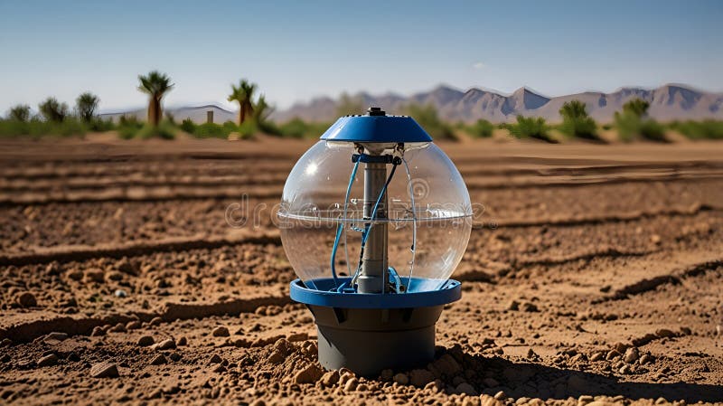 Advanced Irrigation Devices Conserving Water in Arid Regions Stock ...