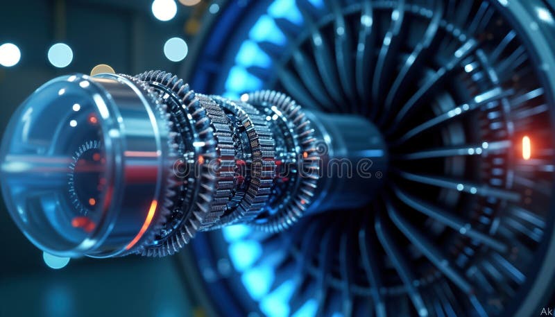 Advanced Jet Engine Components in Detailed View. Propulsion Tech Team ...