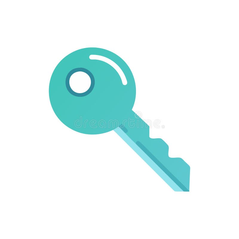 Advanced Key Icon Design for Security Stock Image - Illustration of ...